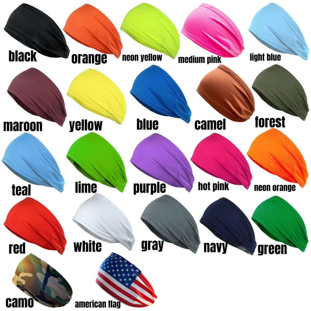 Performance Headband Moisture Wicking Athletic Sports Head Band You Pi