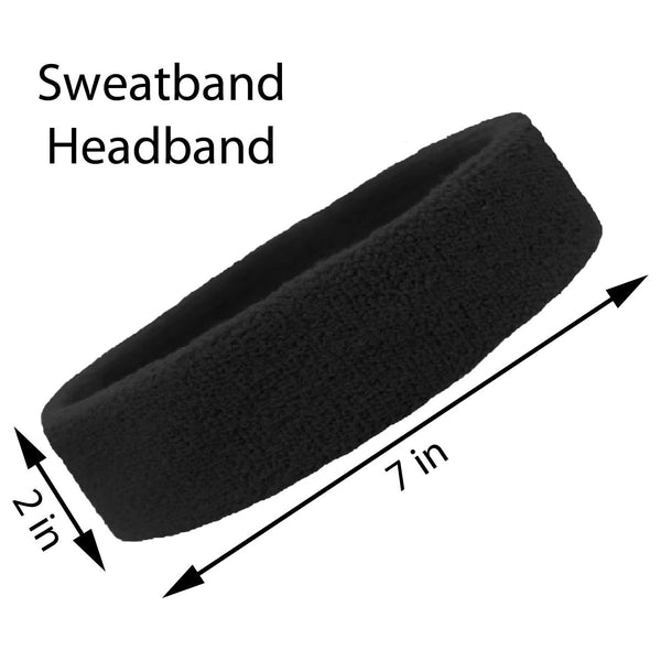 Sweatbands Soft Terry Cotton Sweatband Headband Pick Colors & Quantity