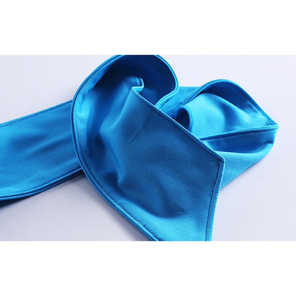 Tie Back Headband Moisture Wicking Athletic Sports Head Band
